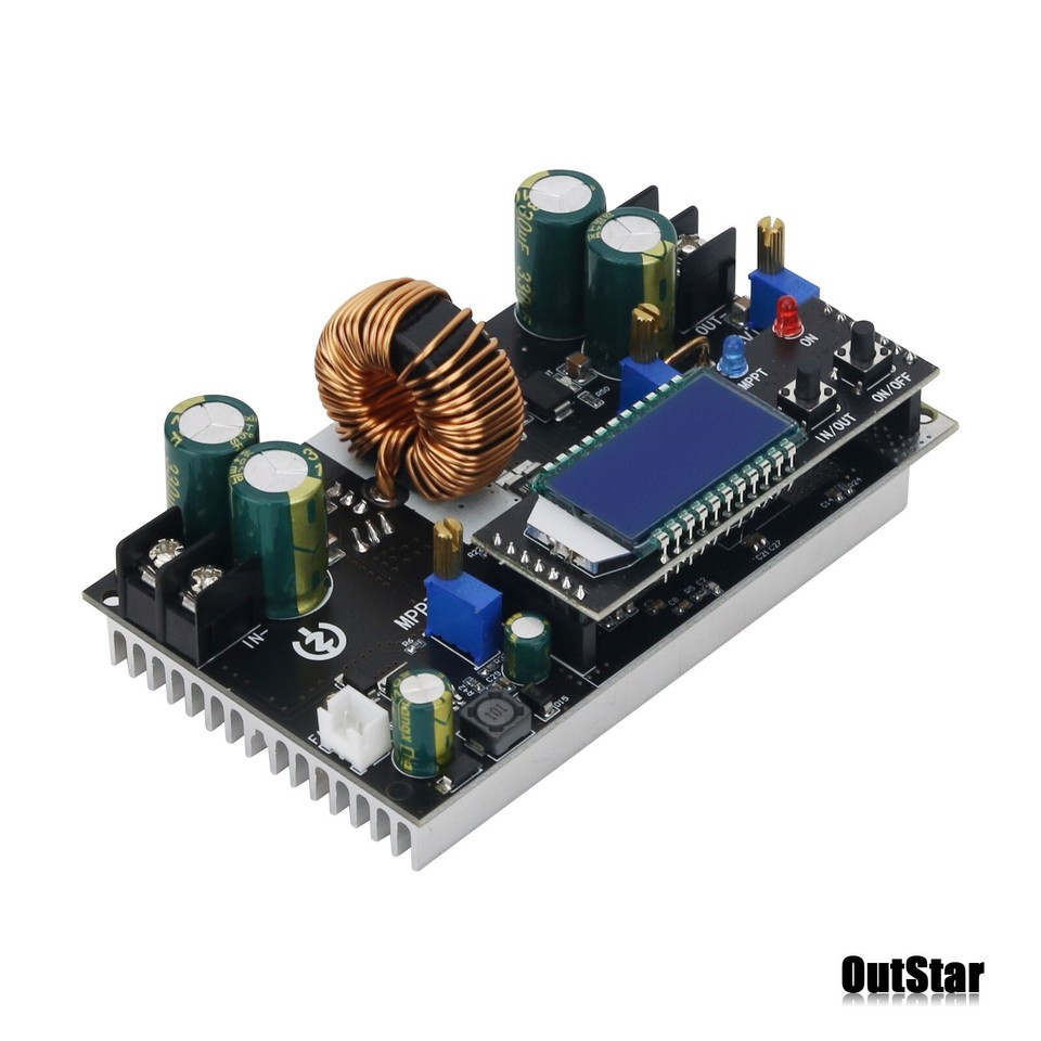 300W Automatic Step up Step down Power Module w/Display for Solar Panel ...