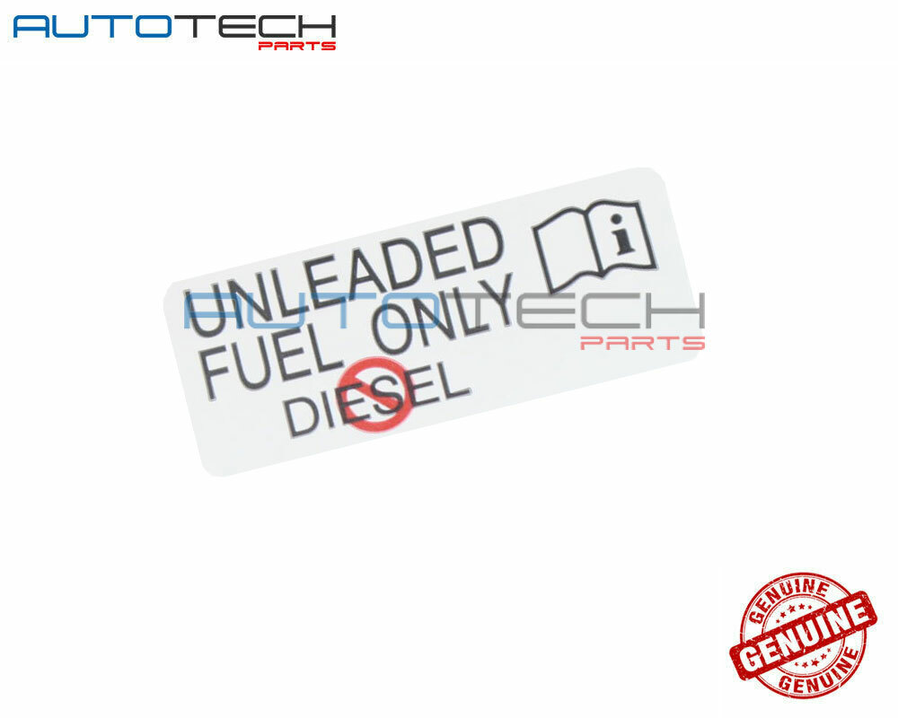 for Hiace Kluger LandCruiser New Genuine Unleaded Fuel Only Decal ...