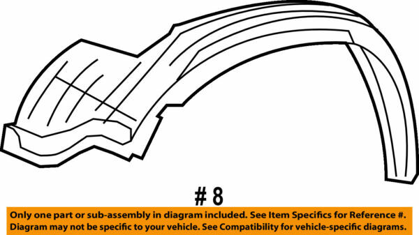 53807-0C011 Toyota Seal sub-assy, fender apron mudguard, rh 538070C011 ...