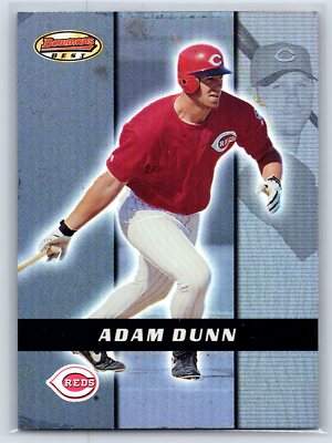 2000 Bowman's Best #130 Adam Dunn SILVER Cincinnati Reds | eBay