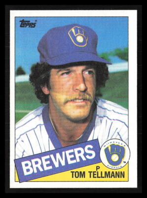 Tom Tellmann 1985 Topps #112 Milwaukee Brewers | eBay