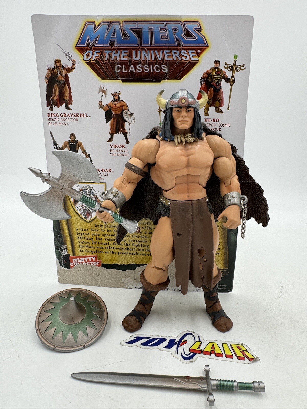 Mattel Masters Of The Universe Classics VIKOR Adult Owned COMPLETE MOTU ...