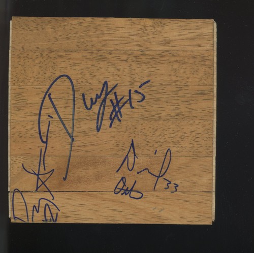 Demarcus Cousins-Daniel Orton Autographed 6x6 Hardwood Floor Tile ...