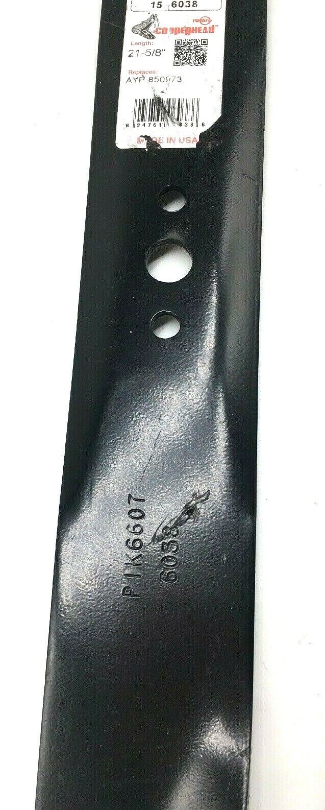 Rotary 6038 Single USA Blade for 22 in. Walk Behind AYP 850973 Sears ...