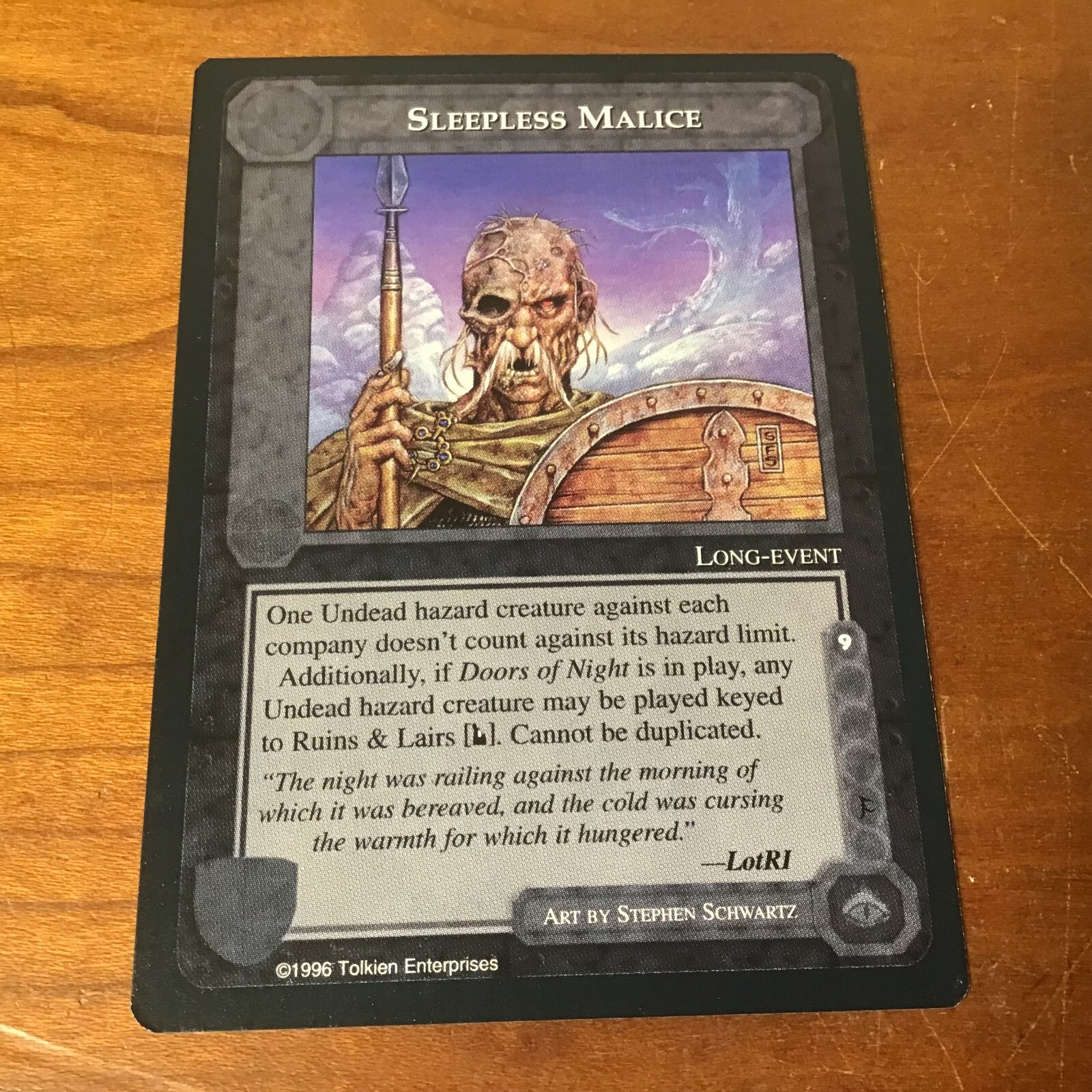 Sleepless Malice - The Dragons - Middle Earth CCG - MECCG | eBay