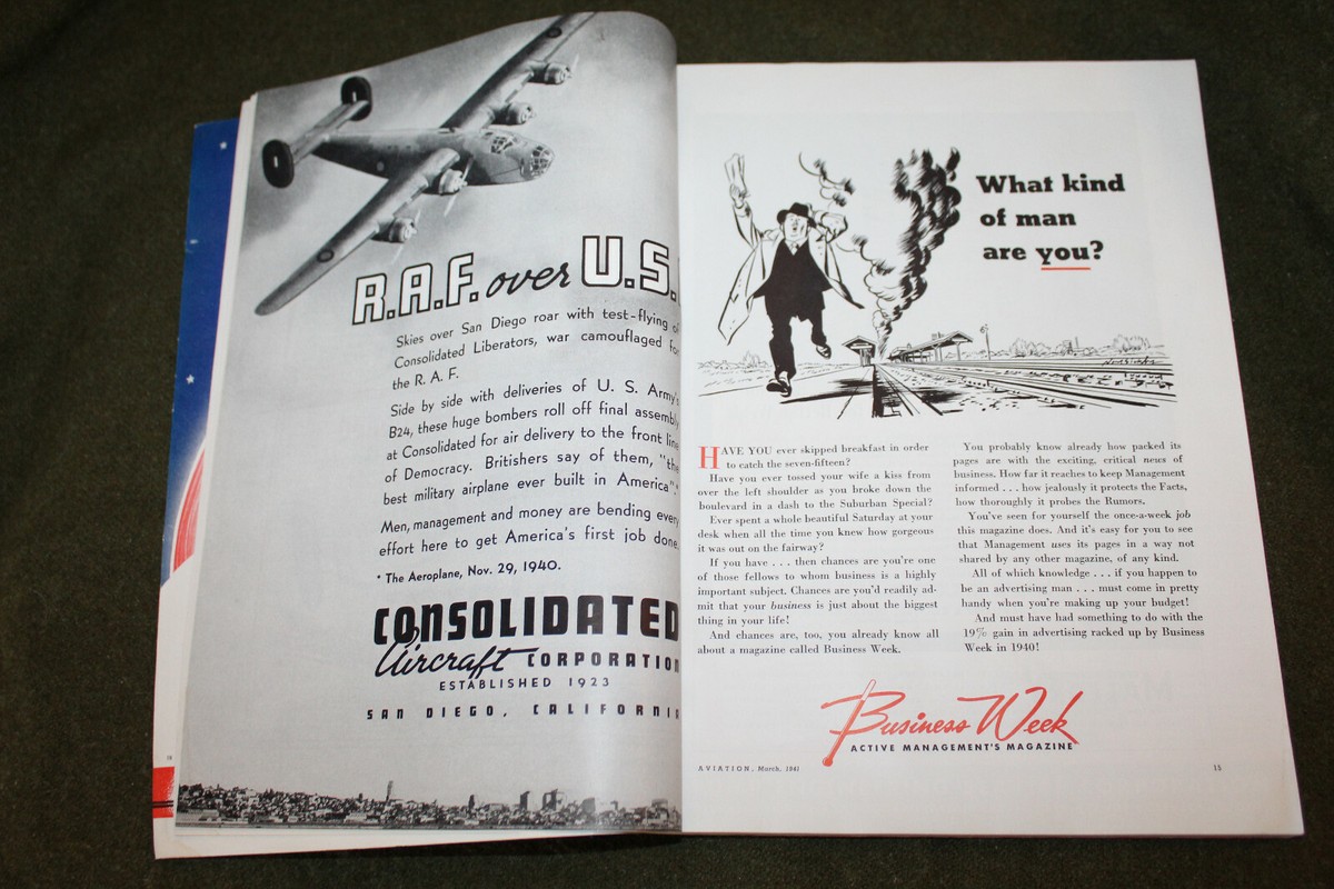 March 1941 Popular Aviation Magazine The 1940s: 1941 | The Complete