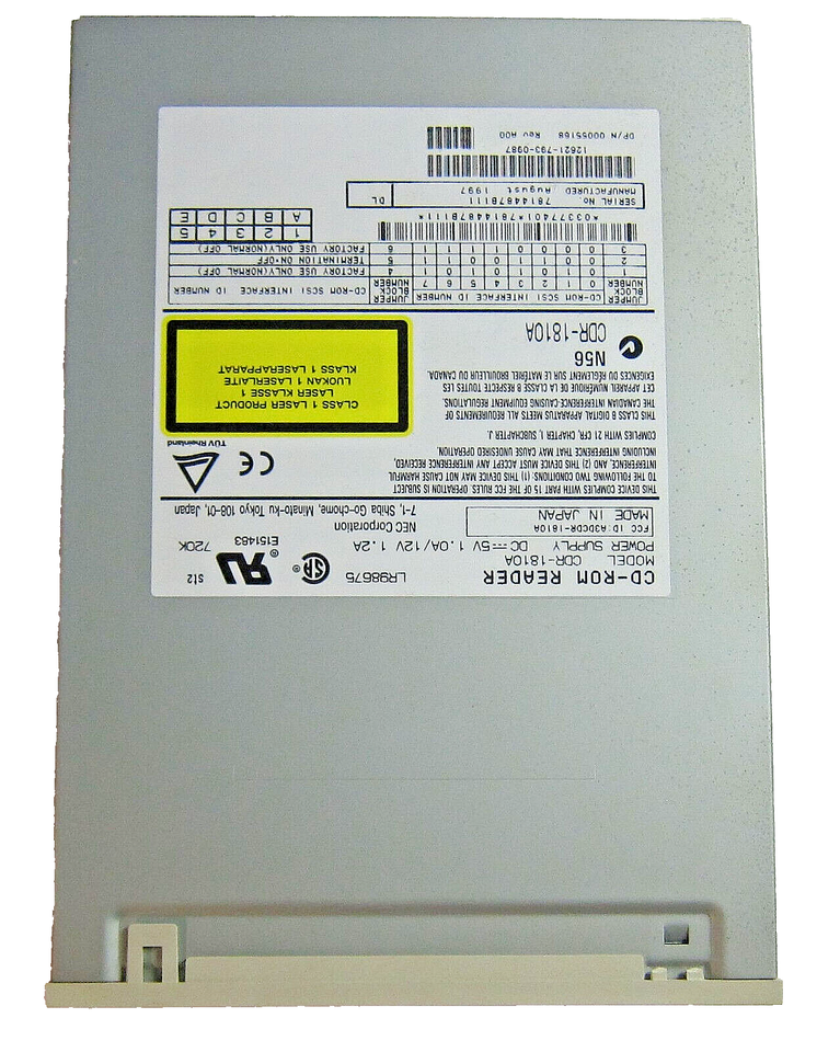 Genuine NEC CDR-1810A 24x Speed Internal SCSI 50-Pin CD-ROM Drive | eBay