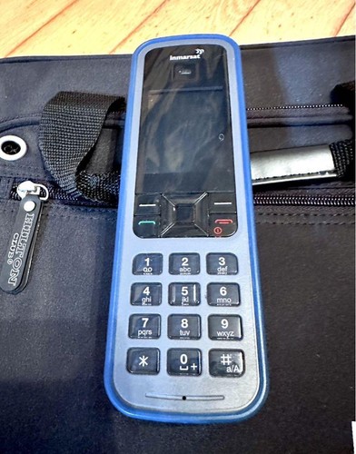 Inmarsat Isatphone PRO Satellite Mobile Phone Used Working Shoulder bag ...