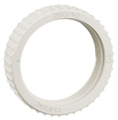 Clipsal RIGID PVC CONDUIT LOCK RING Metric Round GREY *Aust Brand- 40mm ...