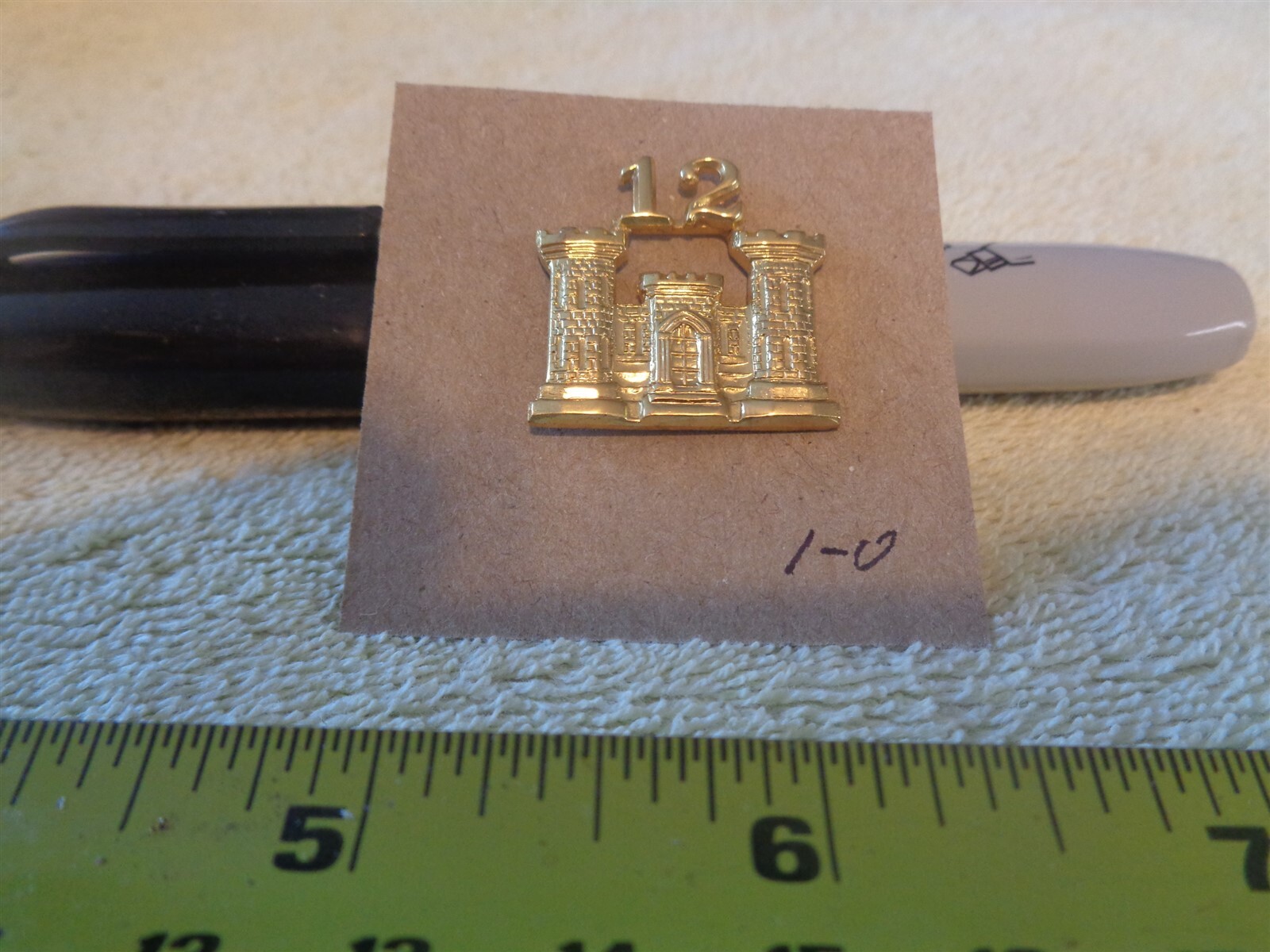 12th Engineer Regiment Officer Collar Insignia (DRAW#L3) | eBay