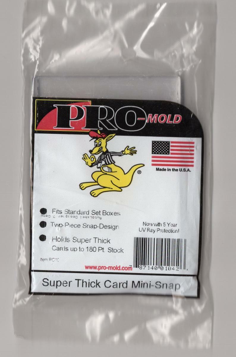 Super Thick Card Mini Snap Pro Mold 180pt Stock Lot 10 as pictured ...