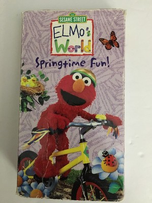 Elmos World-Springtime Fun(VHS,2002) Sesame Street Kids-TESTED-RARE ...
