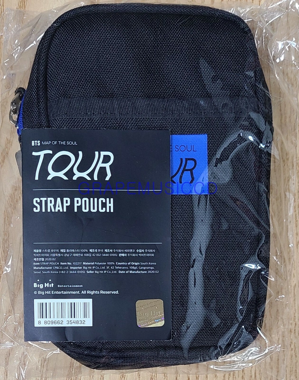 BTS MAP OF THE SOUL TOUR - SEOUL OFFICIAL GOODS STRAP POUCH SEALED | eBay