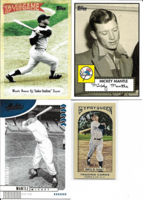 Mickey Mantle 4 Card Lot with 2011 Gypsy Queen Mini NM | eBay