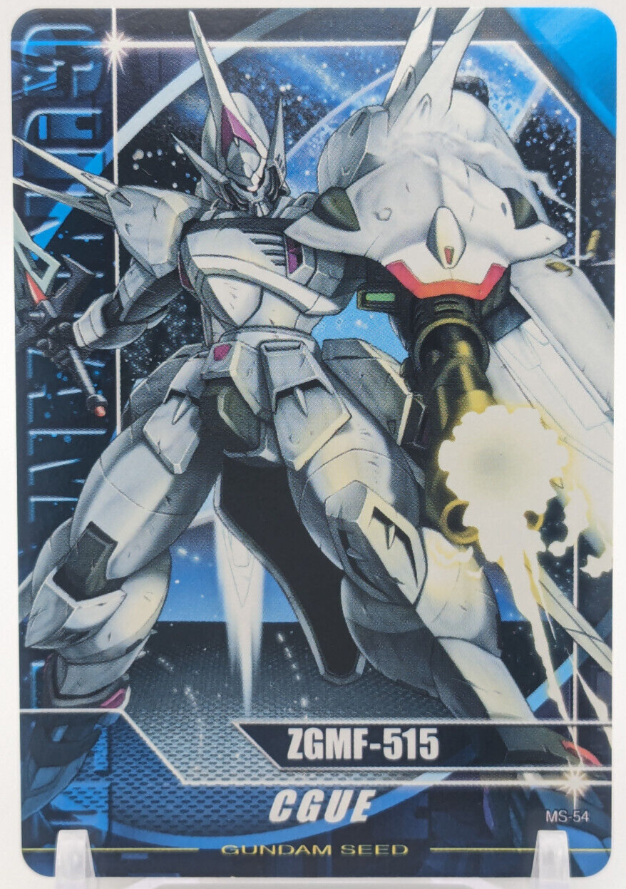 CGUE ZGMF-515 MS-54 GUNDAM SEED Carddass Card BANDAI 2003 TCG Japanese ...