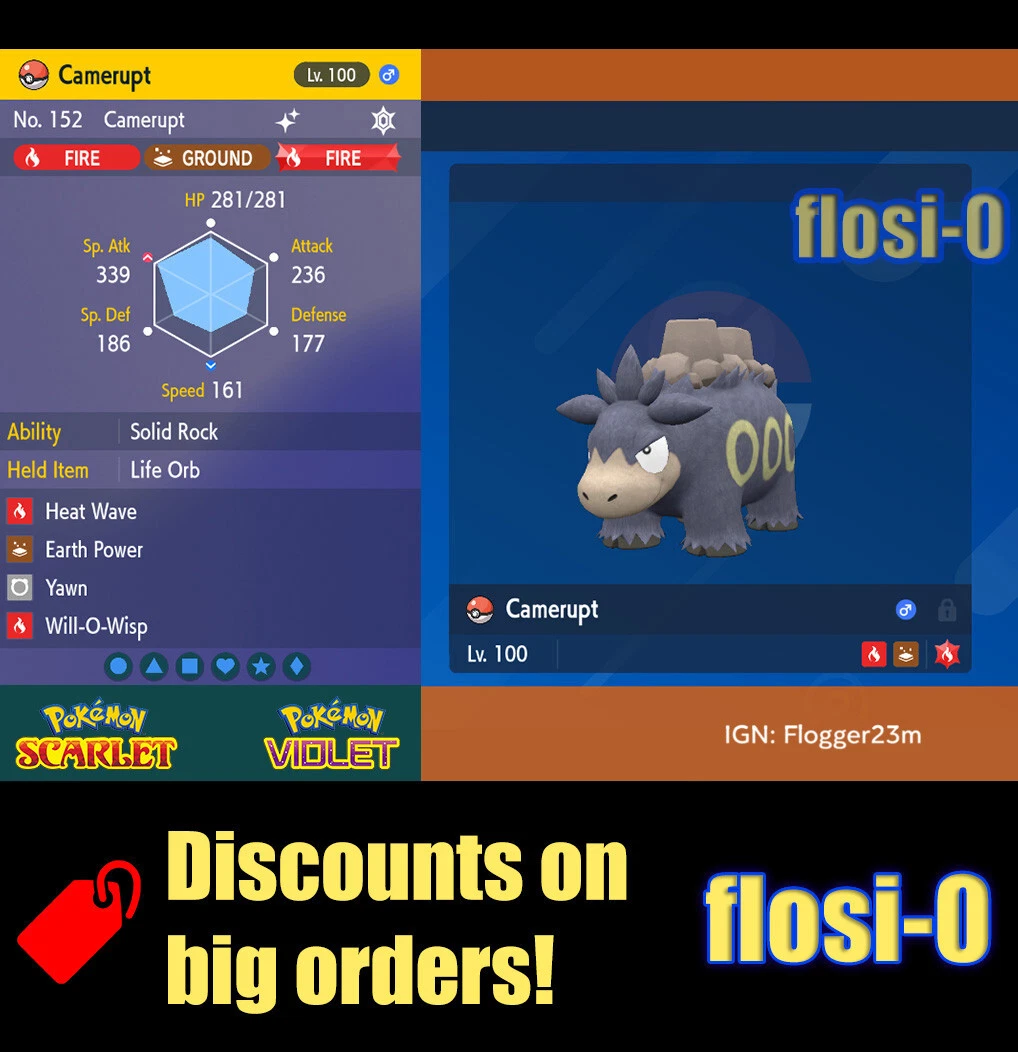 Shiny Camerupt Pixelmon