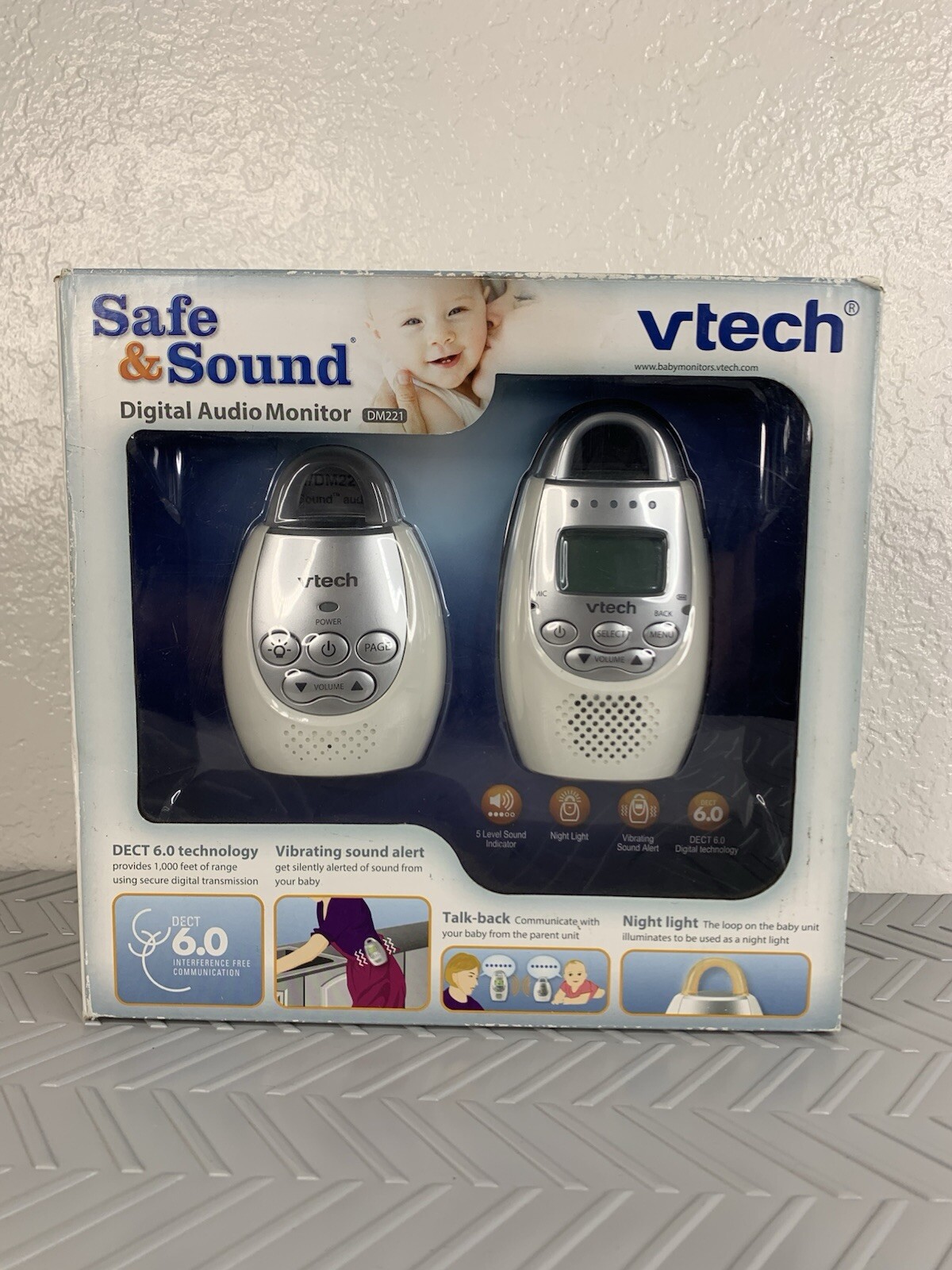 VTech DM221 Digital Audio Baby Monitor for sale online | eBay