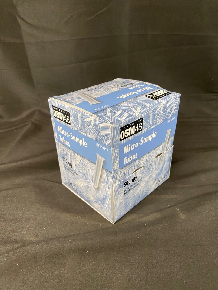 NOVA BIOMEDICAL Micro-Sample Tubes For OSM48 Osmometers 59859 (500/cs ...