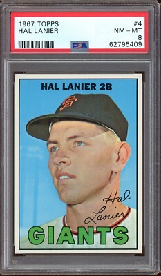 1967 Topps Baseball #4 Hal Lanier PSA 8 | eBay