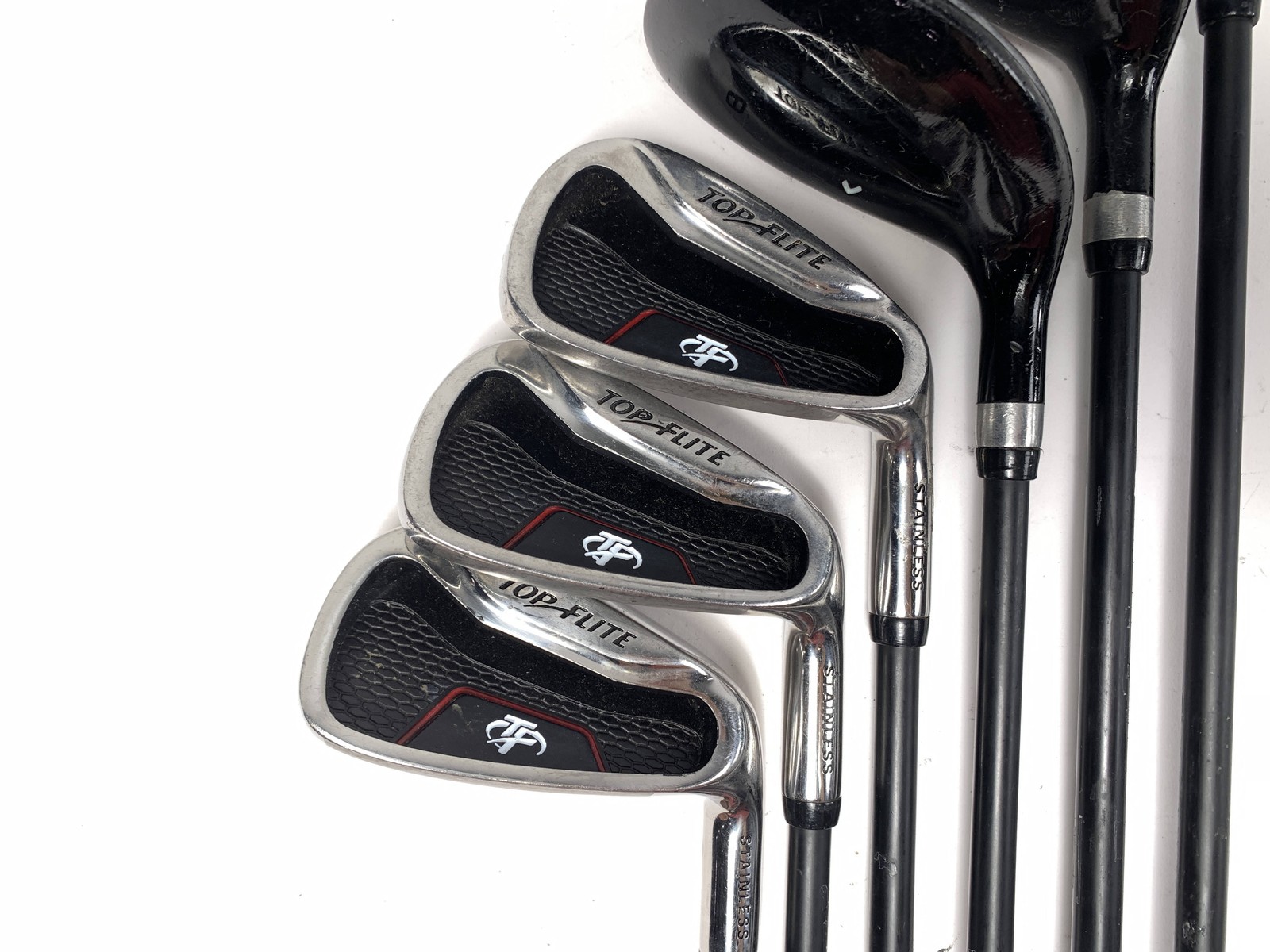 Top Flite Club Set 3W 4H-5H 8-PW Senior Graphite Mens RH | eBay