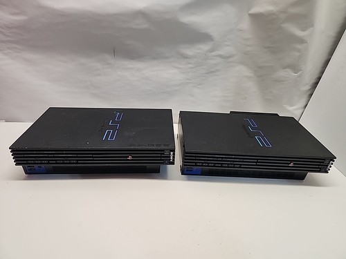 Lot Of 2 BROKEN Sony PS2 Fat Consoles Parts Repair Bundle Powers On | eBay