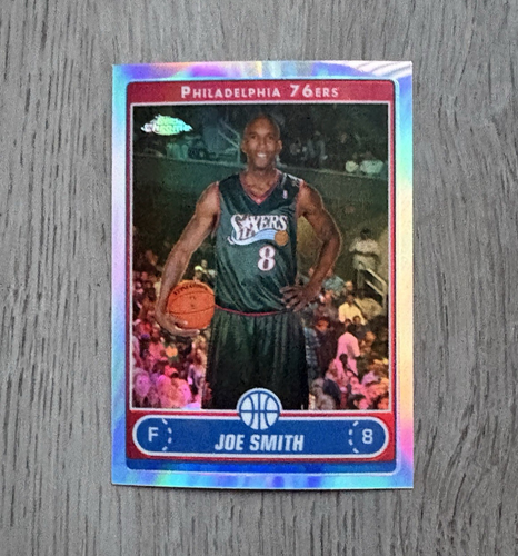2007 NBA Topps Chrome Refractor | Joe Smith | #142 | Philadelphia 76ers ...