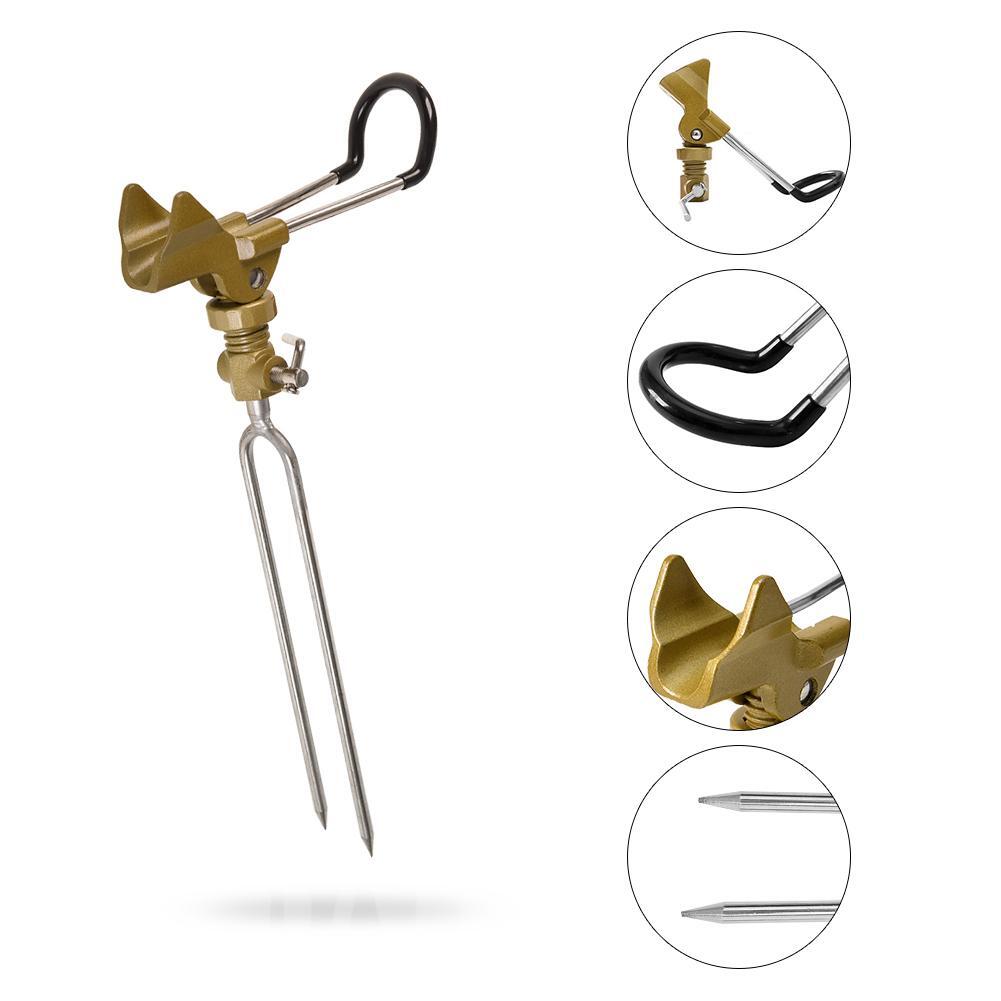 Universal Angle Adjustable Fishing Rod Holder Stand Aluminum Alloy ...