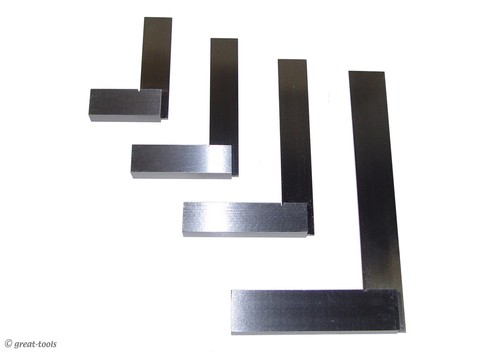 PRECISION MACHINIST SQUARES 2" 3" 4" 6" - engineers square set - hand ...