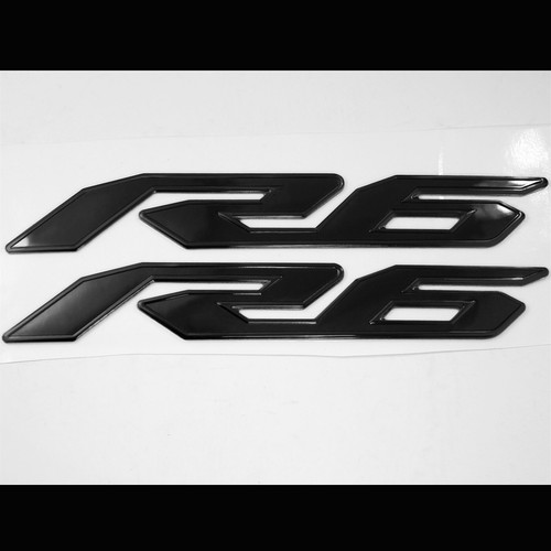 6" Logo&Letter Decal+5-3/4"Fairing Emblem Sticker YZF-R6/R6S 2-Tone ...