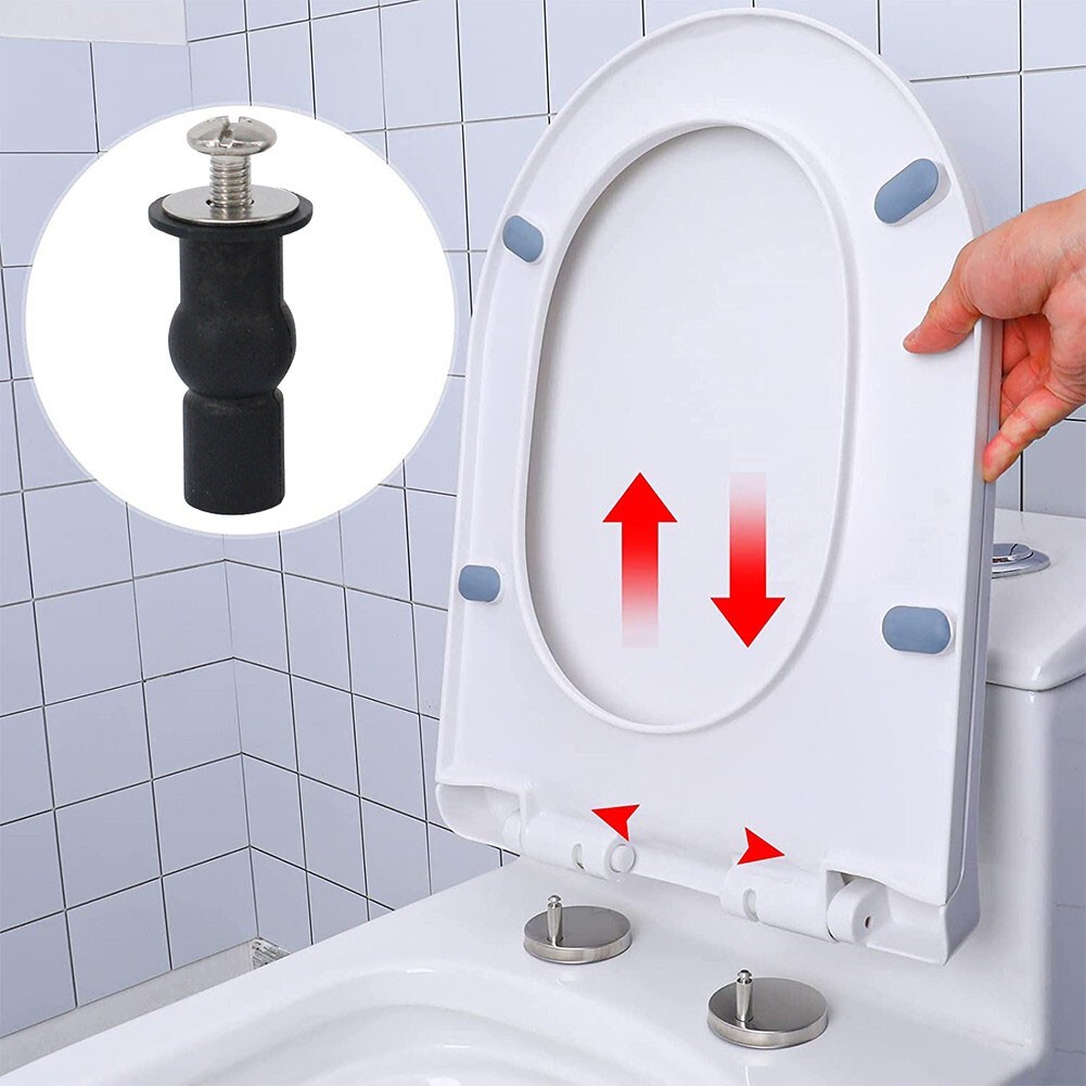 Efficient Installation Toilet Seat Screws Hinges Expanding Rubber ...