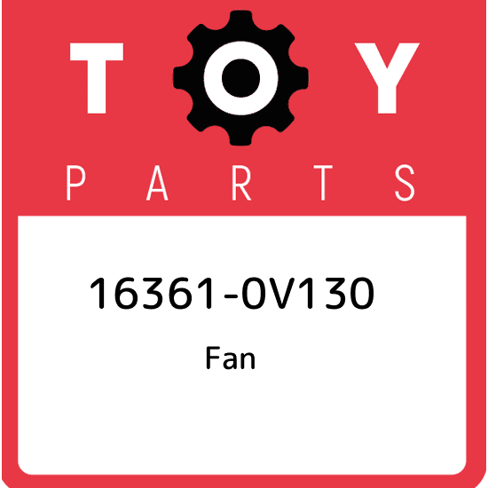 16361-0V130 Toyota Fan 163610V130, New Genuine OEM Part | eBay