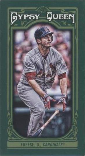 2013 Topps Gypsy Queen - David Freese #34 Mini Green /99 for sale ...