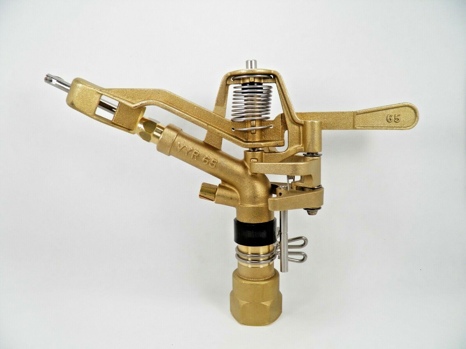 VYR-65 1" OLD SCHOOL DBL NOZ DESIGN BRASS IMPACT SPRINKLER REPLACE RAIN ...
