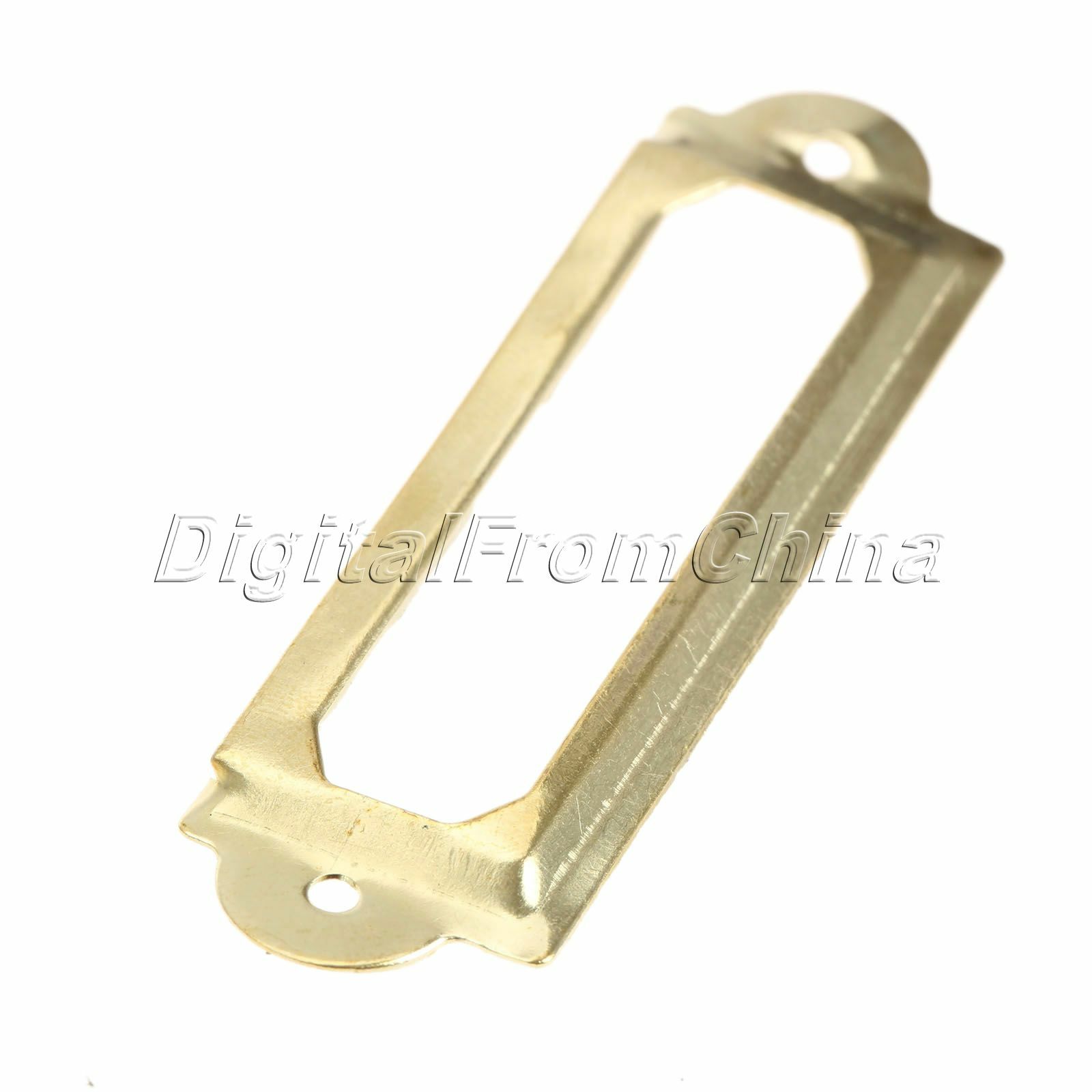 12Pcs Antique Label Tag Frame File Name Card Holder for Drawer Chest ...