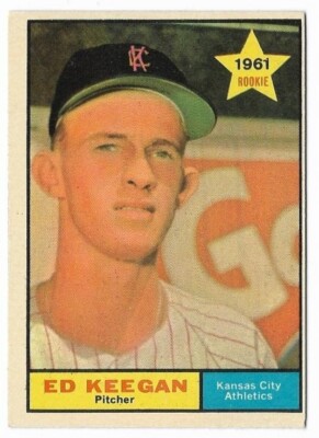 ED KEEGAN 1961 Topps RC #248 Kansas City Athletics SALE GOES TO GOOD ...