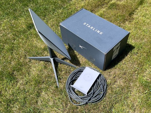 Starlink V2 Satellite Dish Kit with Router & Cable Cords UTA-212 & UTR ...