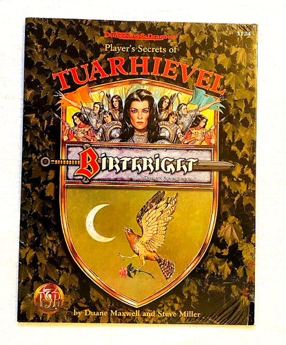 AD&D 2nd Ed Birthright Campaign Setting Player's Secrets Of Tuarhievel ...