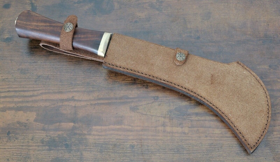 16” Machete Carbon Steel Bushwhacker Hook Blade High Carbon Steel 10mm ...