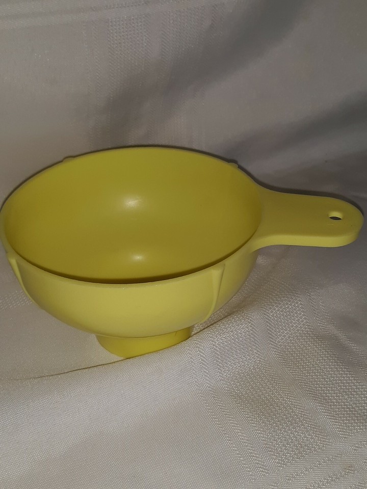 Foley plastic yellow canning funnel. 5" Top Dia., 2" Bottom Vintage ...