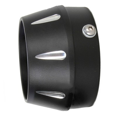 Bassani Road Rage Black Exhaust Muffler End Cap w/Contrasting Flutes ...