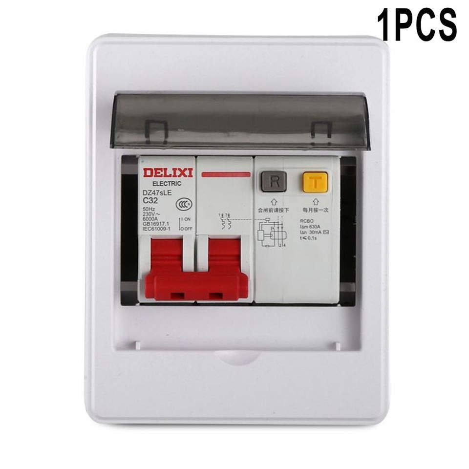 Distribution Box Circuit Breaker Easy To Install Transparent Grey Color ...