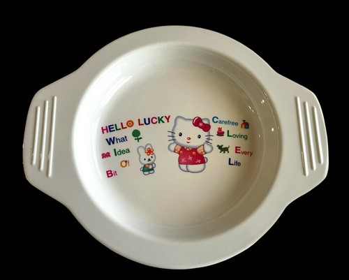 3 Vintage Children's Melamine Food Dishes One Woodstock/Snoopy Two ...