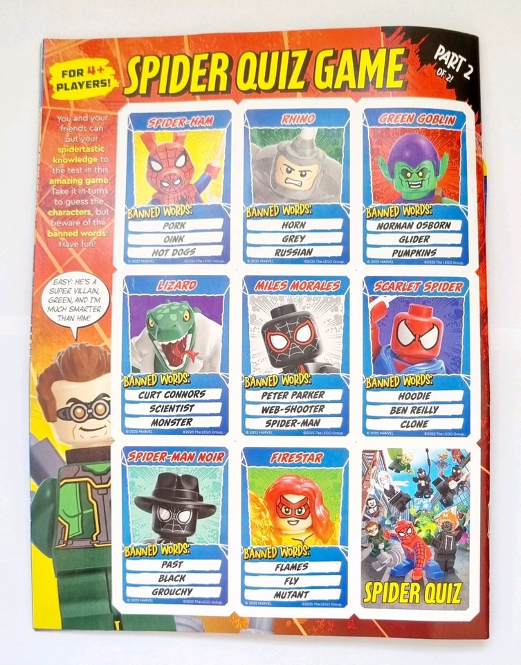 NEW LEGO MARVEL SPIDERMAN MAGAZINE #14 & EXCLUSIVE VENOMIZED DOC OCK ...