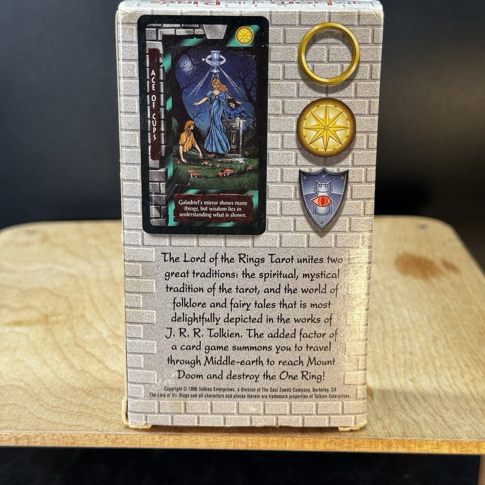 Lord Of The Rings Tarot Deck & Card Game J.R.R. Tolkien Hobbit Vintage ...