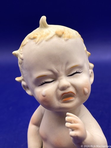 Vintage 1950s T.M.J. James Bisque Crying Baby Figurine F920 Great ...