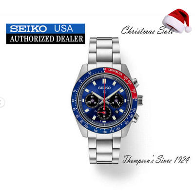 Seiko Prospex Speedtimer Chronograph Blue Dial Men's Watch SSC913 New ...