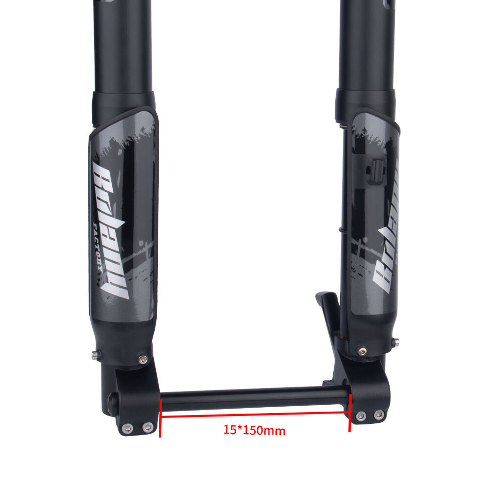 Durable MTB Bicycle Inverted Fork Thru Axle For 26inch Snow Bike ...