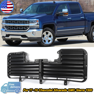 W/O Motor Radiator Shutter Grille tFor 17-19 Chevrolet Silverado GMC ...