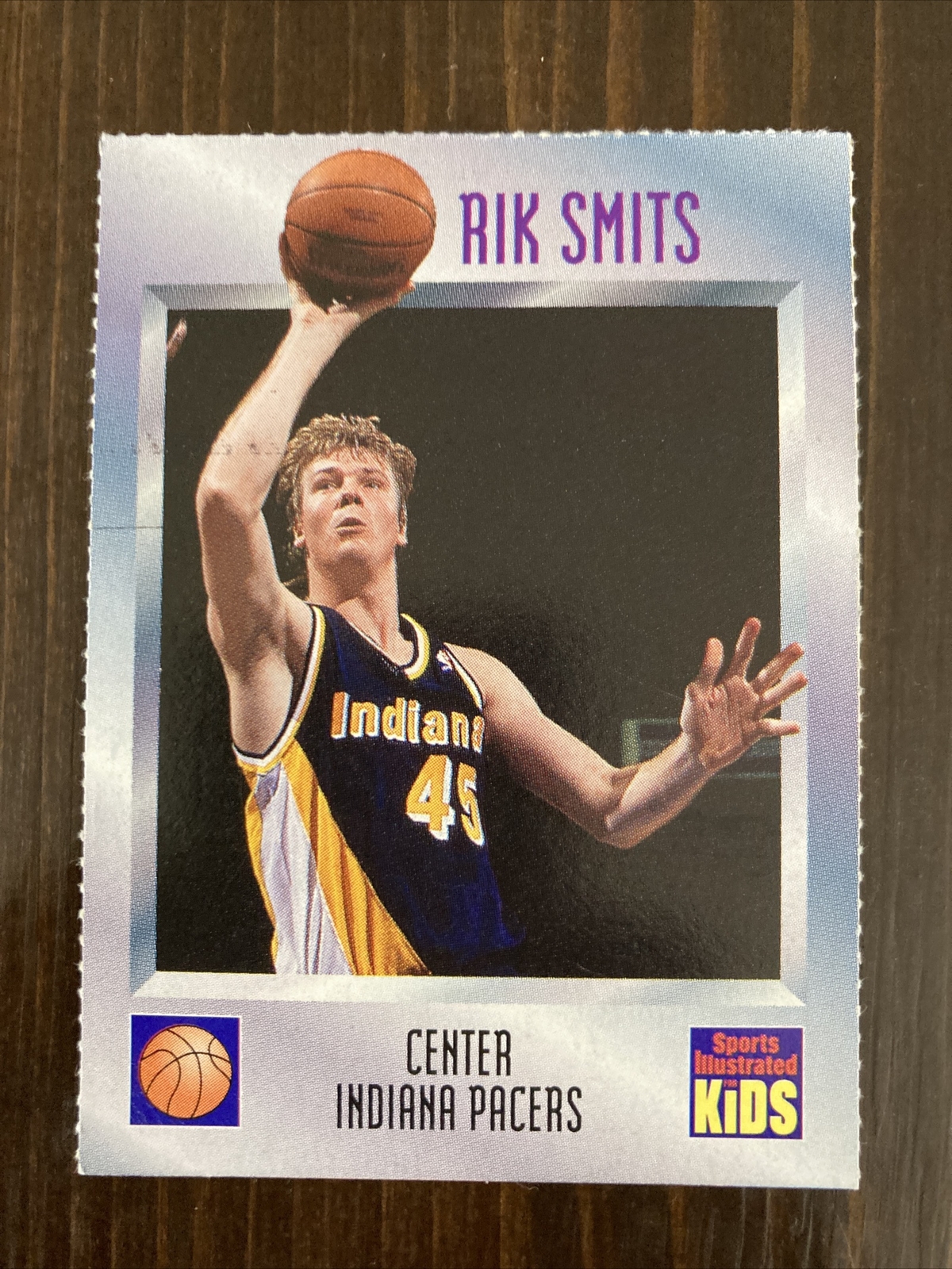 Rik Smits Indiana Pacers #468 NBA Sports Illustrated for Kids SI For ...