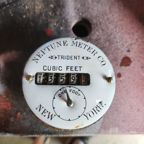 Vintage Neptune Meter Co. 'Trident' Water Gauge | eBay